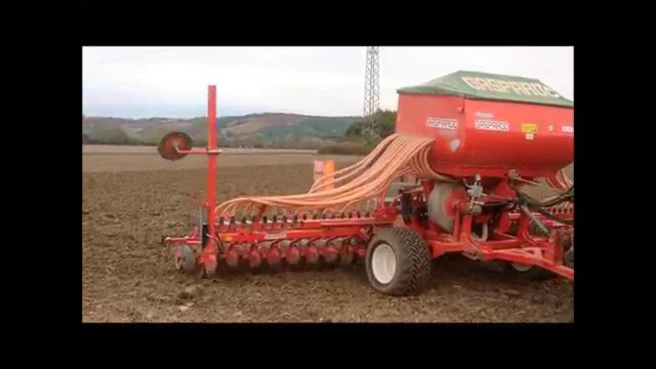 semina grano minima lavorazione Az. Mazzarosa - YouTube