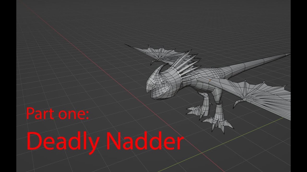 Sculpting a Deadly Nadder in Blender, Part one - YouTube