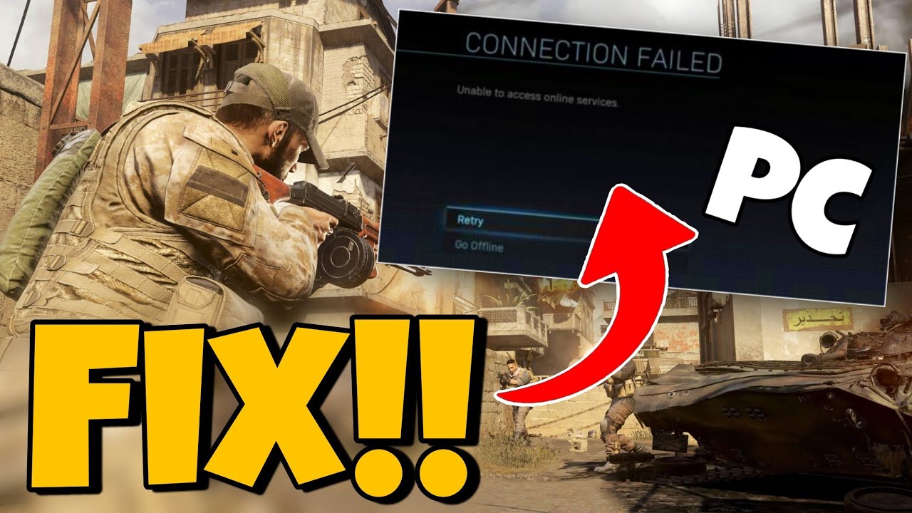 How to fix call of duty warzone connection failed on pc | unable to ...