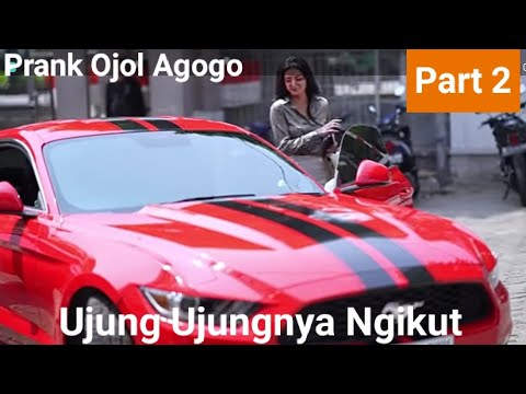 Part 2 Prank Ojol Nganter Yola Dengan Mobil Sport Mustang - YouTube