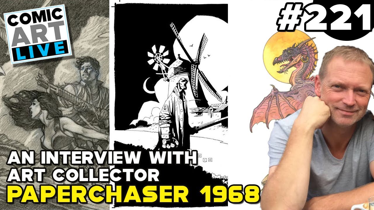 Comic Art LIVE: Episode 221 with CAF Collector Paperchaser 1968 - YouTube