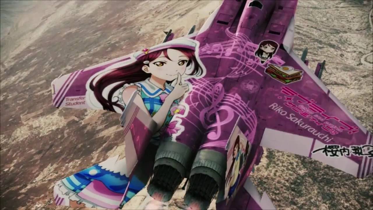 [ACAH PC MOD] Ace Combat x Love Live! - Guilty Kiss - YouTube