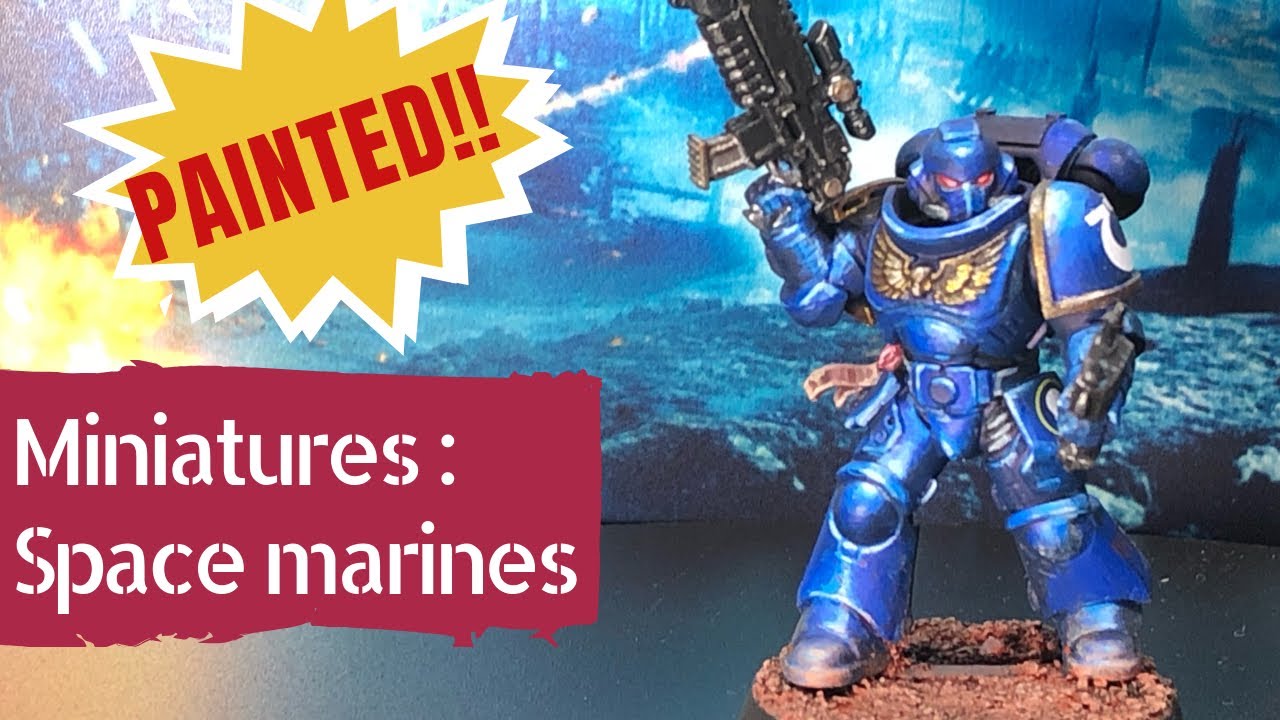 Miniature painting Series - Space Marines - YouTube