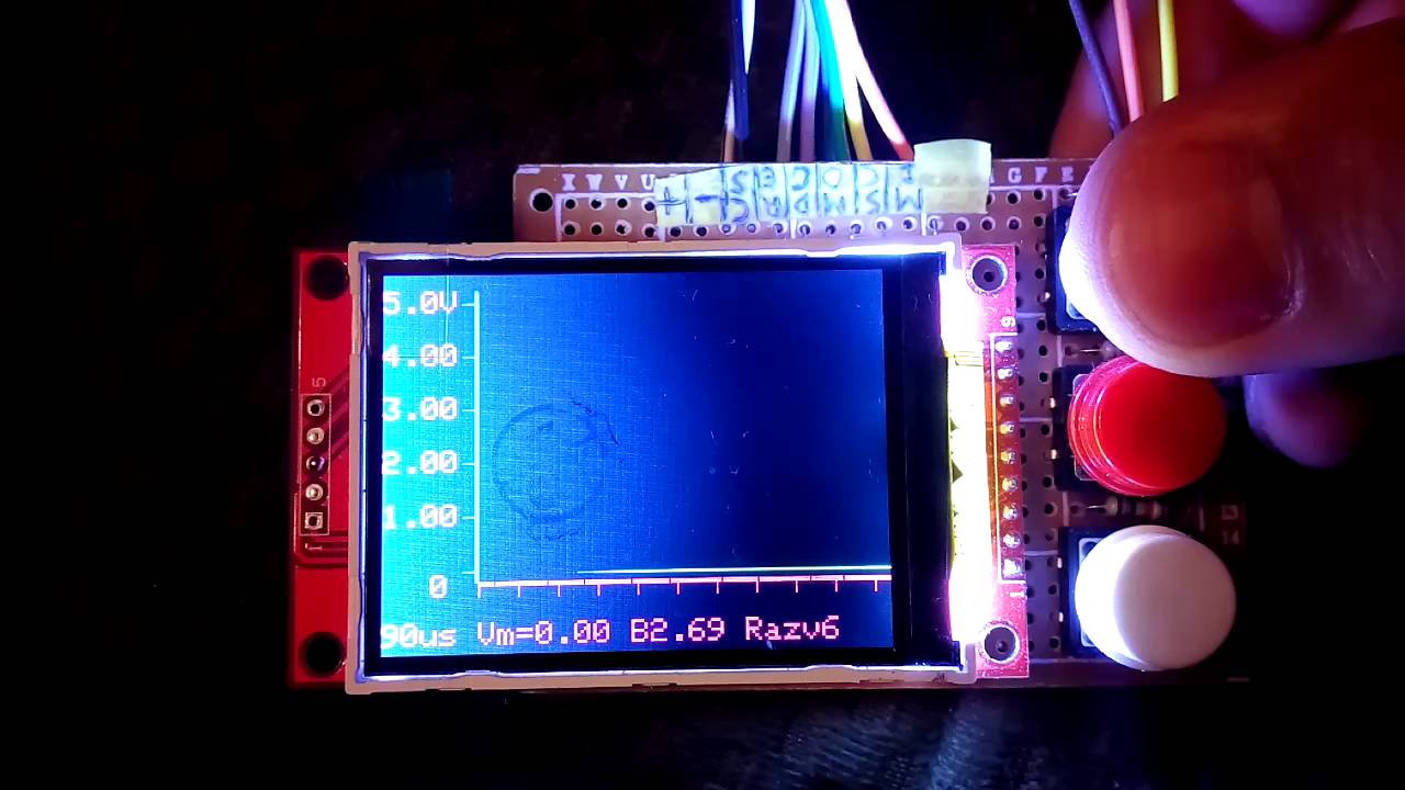 Pultoskop v2 ili9340 mod2 - YouTube