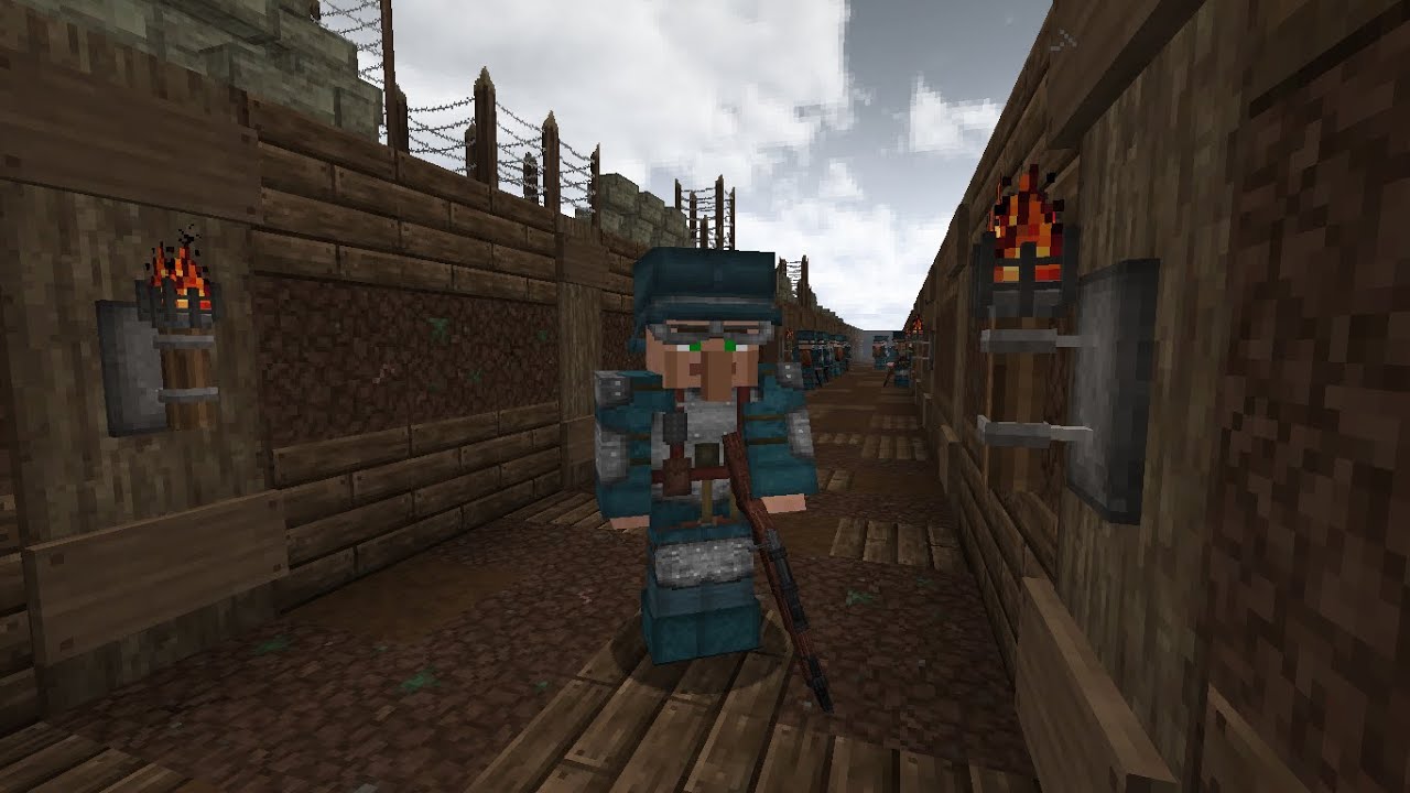 Franco-Illager War-"Attack of the illagers near Paris" - YouTube