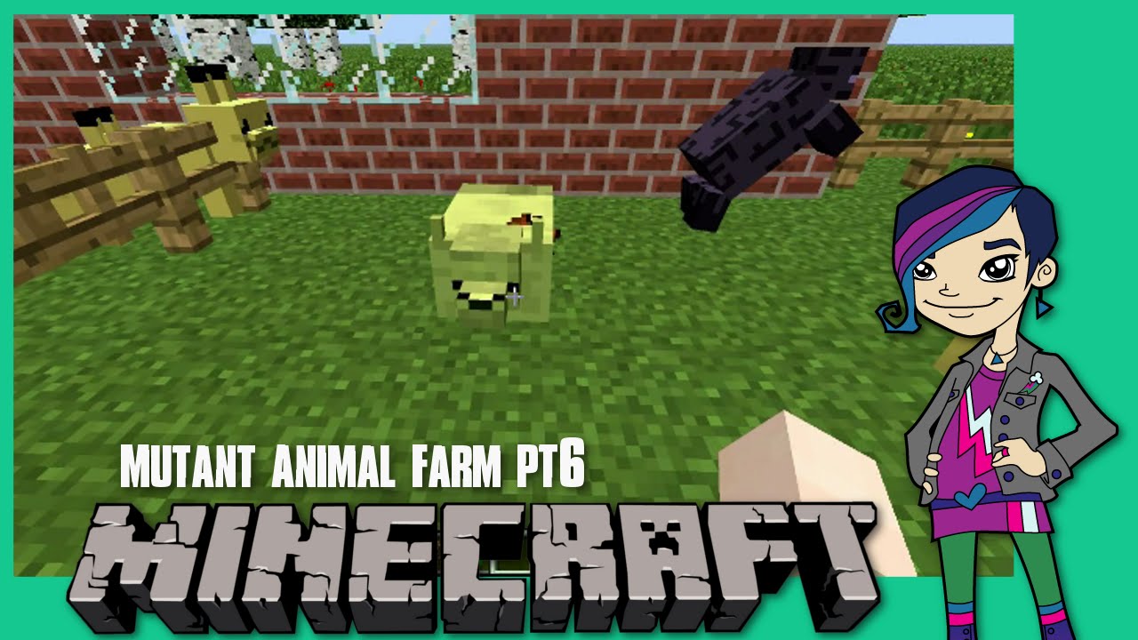 Minecraft Monday EP49 - Mutant Animal Farm PT6 - Introducing Squidney ...