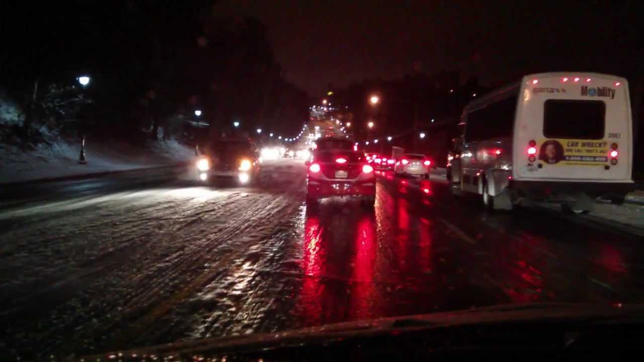 Atlanta ice snow storm 1/28/2014 - YouTube