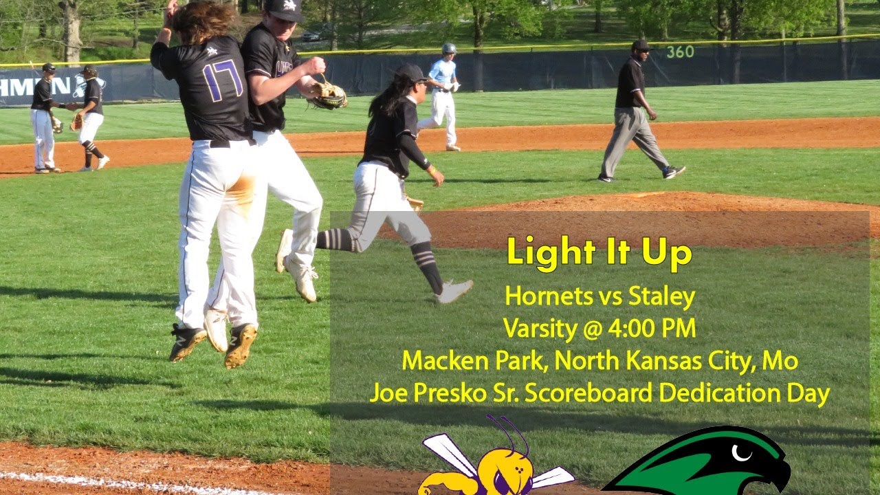 Hornet Varsity Baseball - vs Staley - YouTube