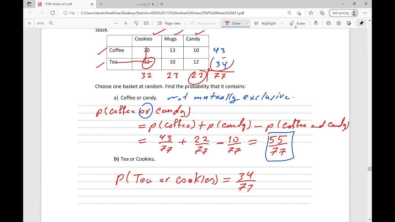 Statistics Addition Rule Of Probability II YouTube Statistics Addition Rule Of Probability II YouTube