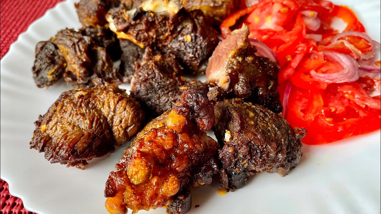 How to make beef roast/ nyama choma/ choma ya ngombe - YouTube