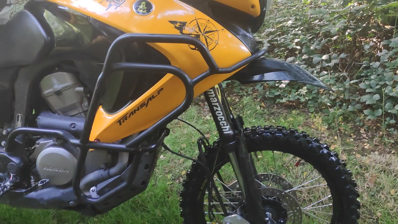 Transalp xl 700. Exel 21/18. weight 196 kg - YouTube