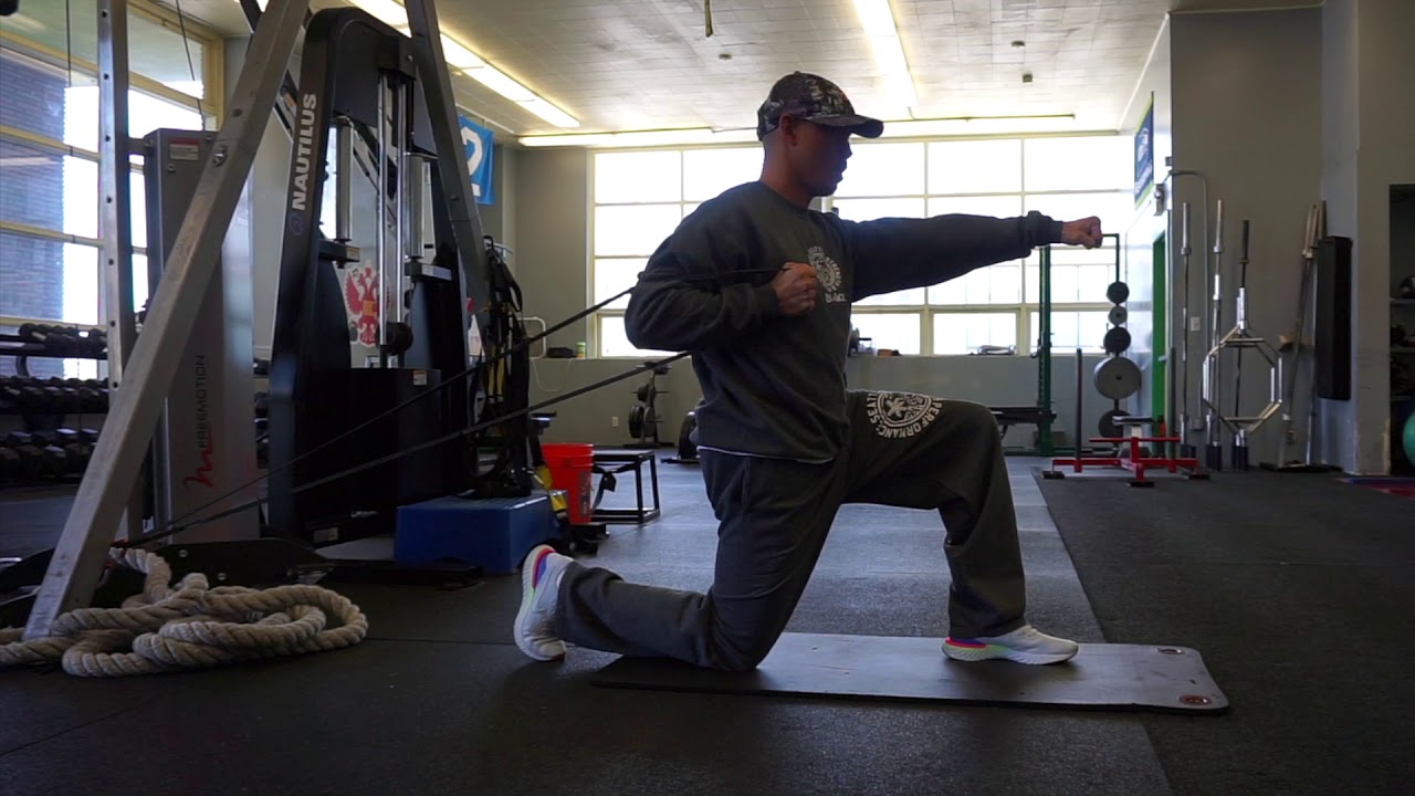 Superband Half-Kneeling Press (Contralateral) - YouTube