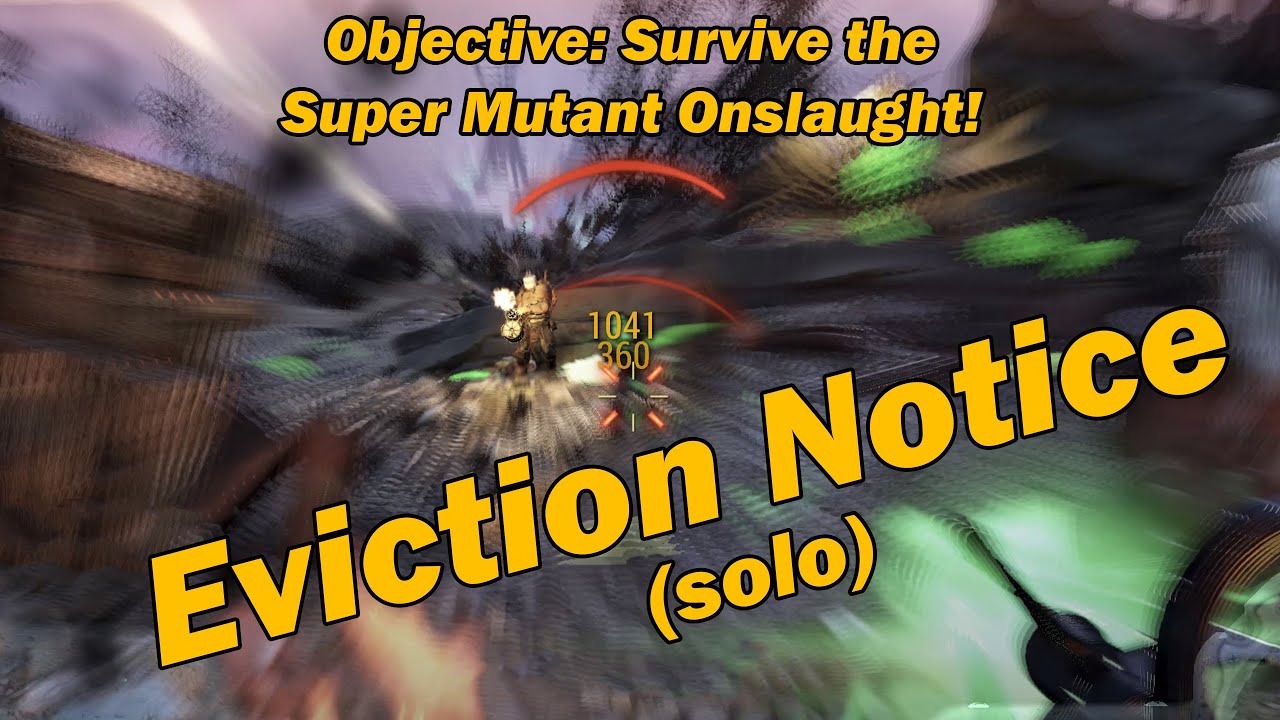 Event Guide: Eviction Notice [Fallout 76] - YouTube