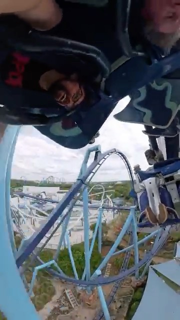 Manta’s pretzel loop at Sea World Orlando is an insanely intense ...