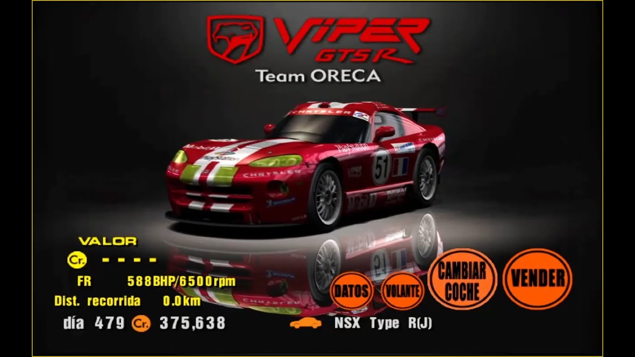 Chrysler Viper GTS-R (Team Oreca) - Rendimiento (Prueba del Vehículo ...