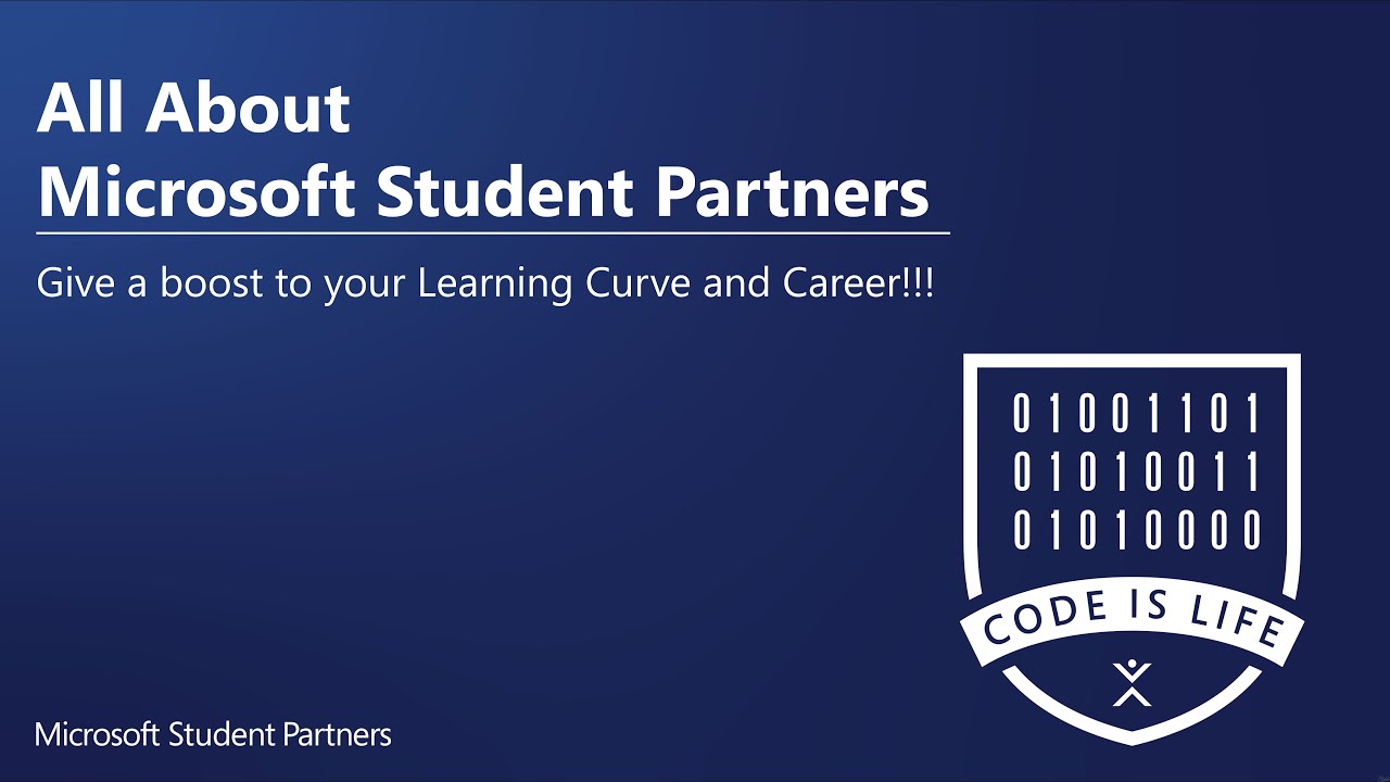 All about Microsoft Student Partners - YouTube