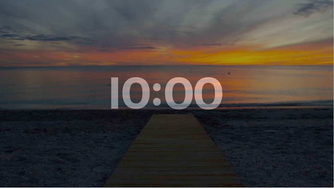 10 Minute Timer Countdown - Calm and Relaxing Music - YouTube