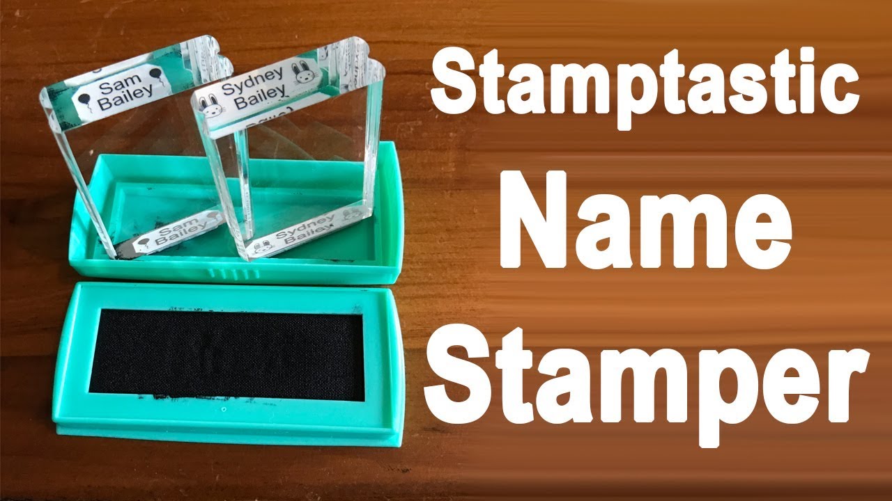 Stamptastic Name Stamper / School Uniform Labeller - YouTube