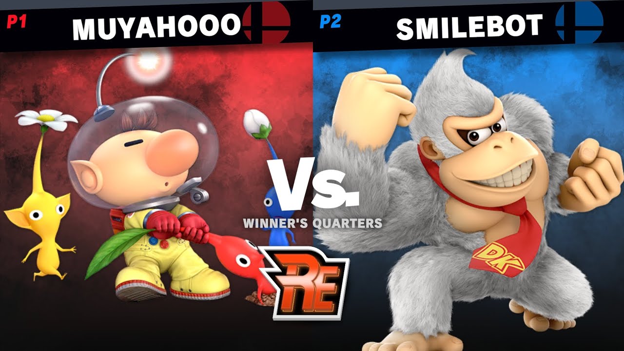 [대난투] MUYAHOOO (피크민&올리마) vs Smilebot (동키콩) - 슈퍼 스매시 브라더스 얼티밋 싱글 승자조 ...