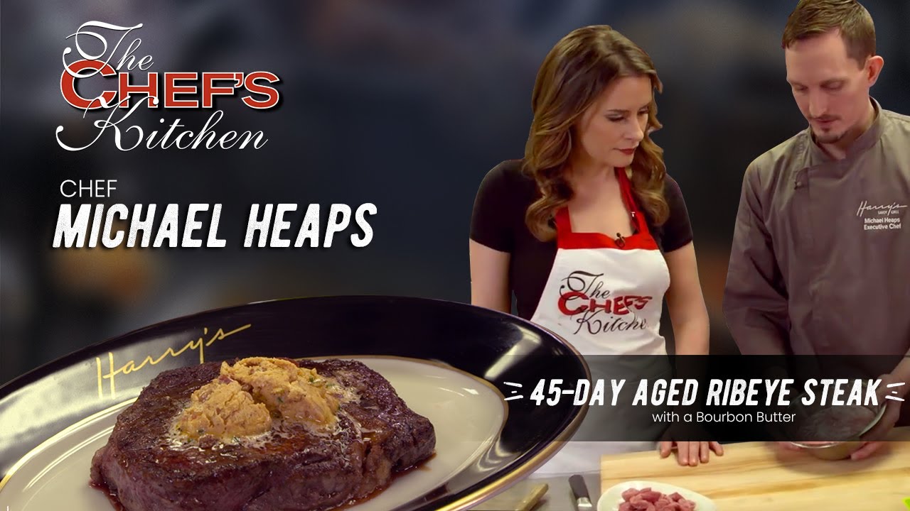 45-Day Aged Ribeye Steak with a Bourbon Butter | Chef Michael Heaps - YouTube