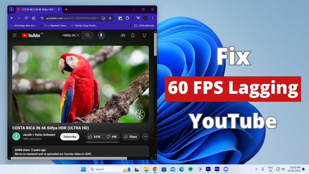 How to Fix YouTube 60 FPS Lagging and Dropped Frames on Google Chrome - YouTube