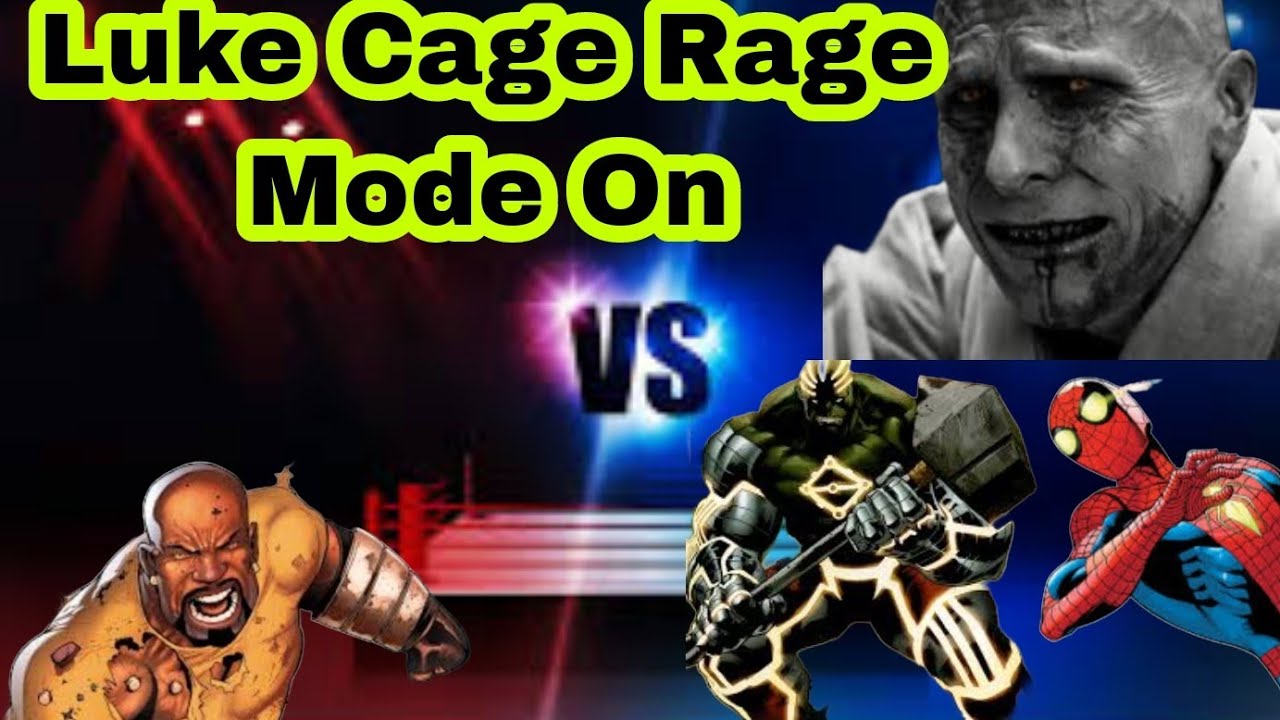 Marvel Future Fight | Luke Cage vs spiderman T4 Gorr Hulk T4 Shocking ...