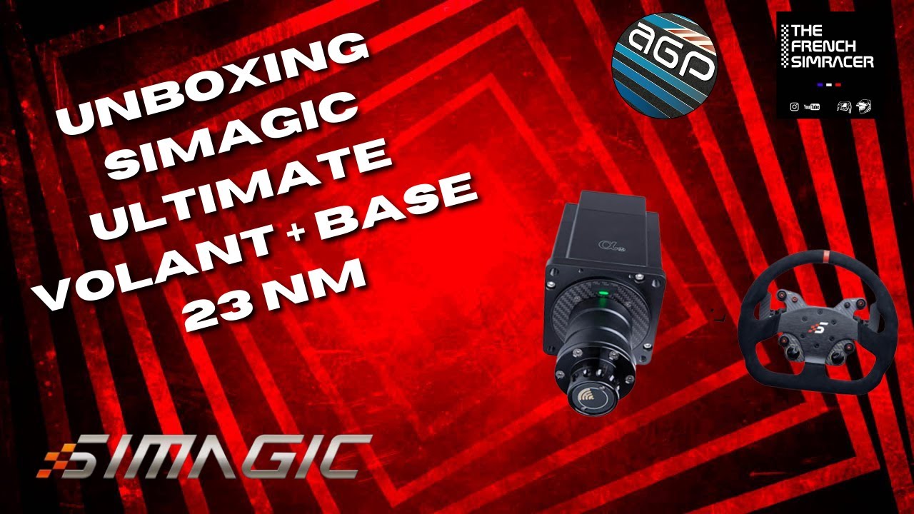 unboxing simagic ultimate + volant gt1 D meilleur qualité prix - YouTube