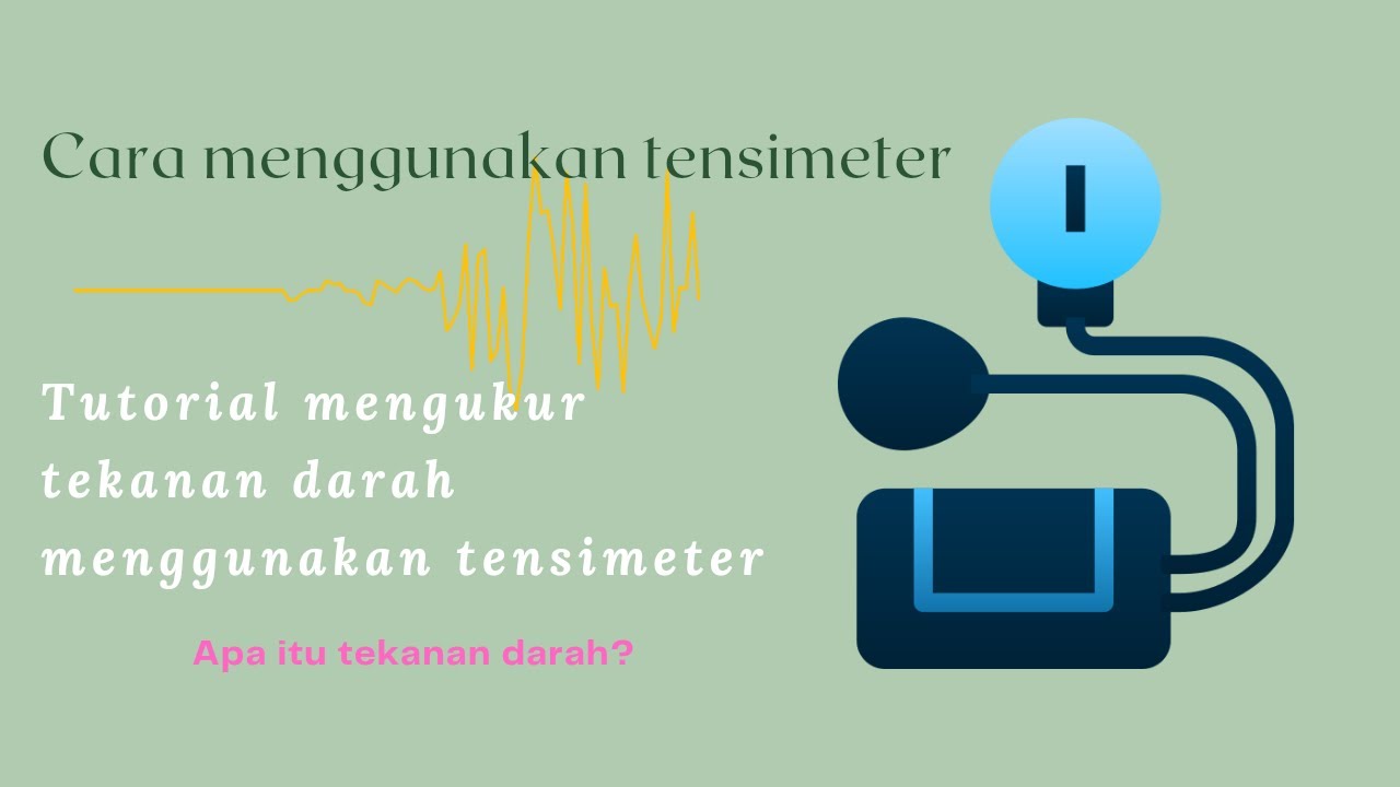 Cara menggunakan tensimeter manual untuk mengukur tekanan darah - YouTube