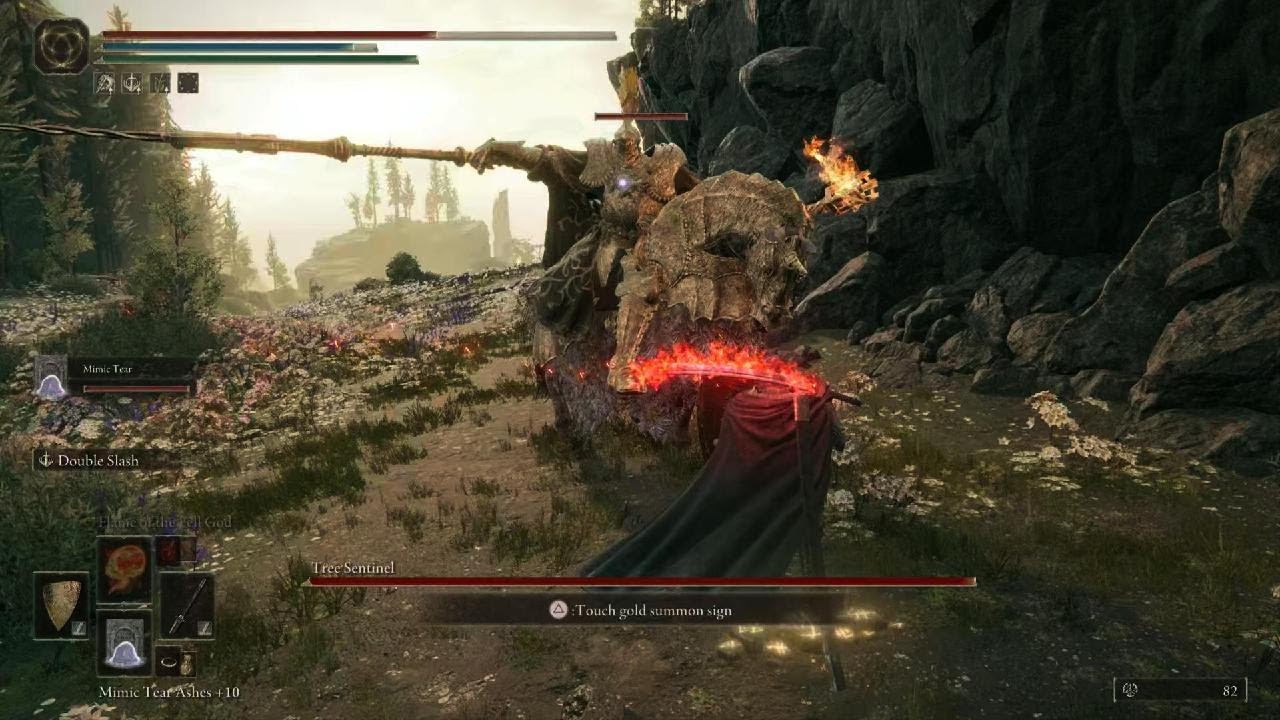 ELDEN RING: Shadow of the Erdtree - Tree Sentinel Twin Fight - YouTube