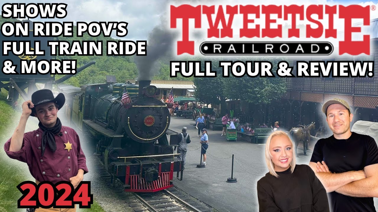 Tweetsie Railroad FULL Tour & Review | Train Ride POV, LIVE Shows, Ride ...