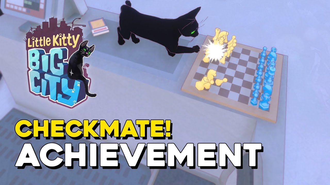 Little Kitty, Big City Checkmate! Achievement Guide - YouTube