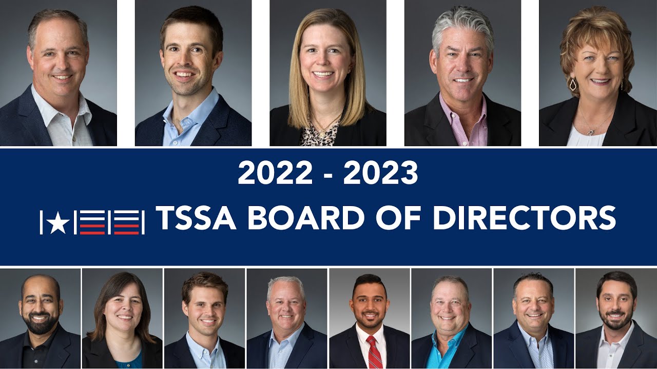 2022 - 2023 TSSA Board of Directors - YouTube