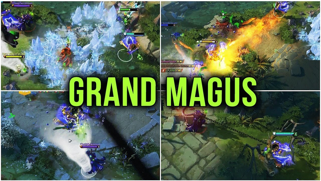 hexOr Playing Grand Magus Custom Map vs TOP Rank Immortal Players LIVE ...