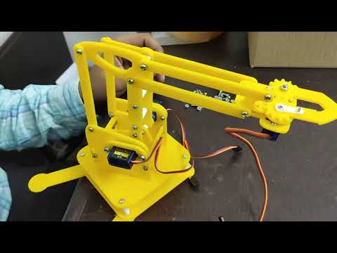 4 DOF Acrylic Robotic DIY Arm Kit Assembly Guide - YouTube