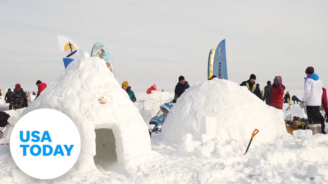 Learn how to build an igloo at Siberia's Igloo Festival | USA TODAY ...