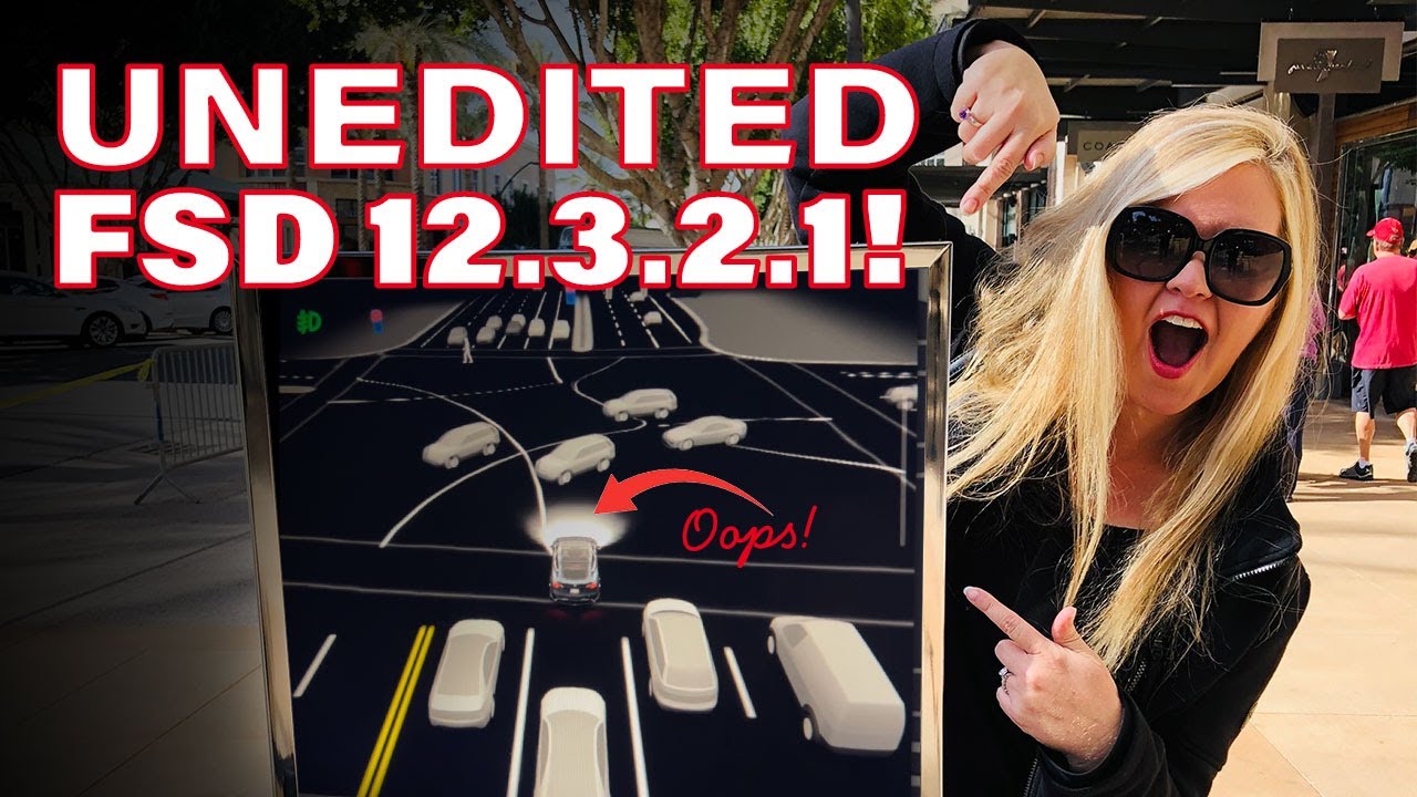 Raw, Unedited FSD 12.3.2.1 First Drive #tesla #fSD - YouTube