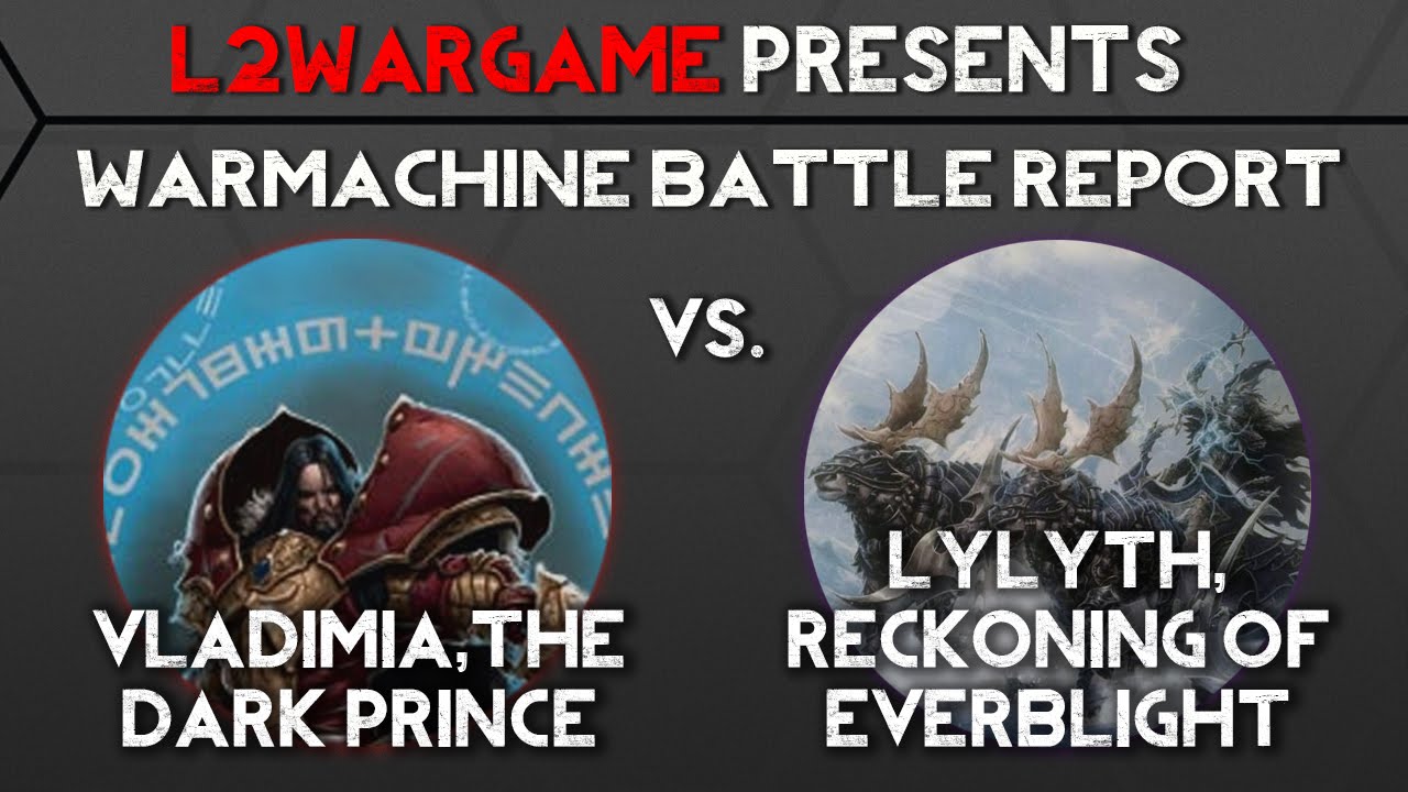 Vlad 1 VS. Lylyth 3, Warmachine Battle Report - YouTube