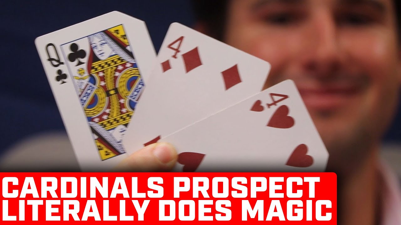 This top St. Louis Cardinals prospect can do magic tricks - YouTube