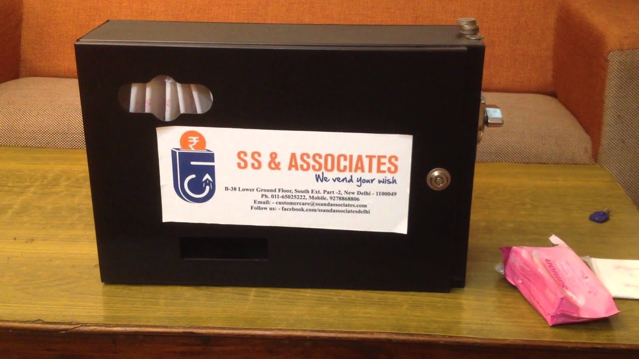 Demo Video Of Sanitary Napkin Vending Machine - YouTube