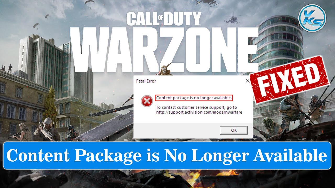How To Fix Content Package is Not Longer Available in Call of Duty (COD ...