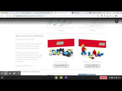 1. Lego: How to download a STEP file on to onshape - YouTube