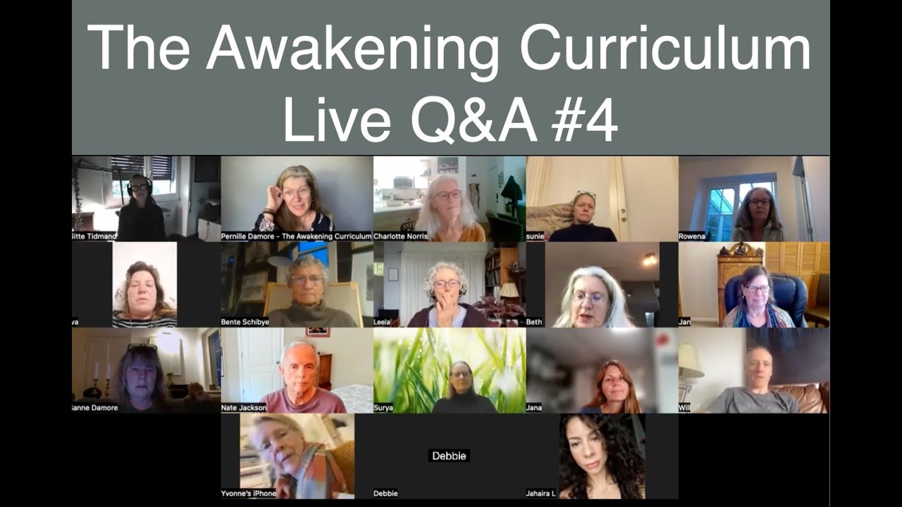 #4 - Live Q&A - The Awakening Curriculum - 27th October 2023 - YouTube