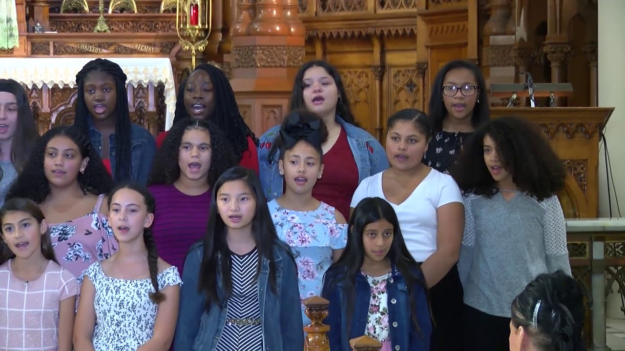 Metro Catholic School Choir Over There is My Future 2019 - YouTube
