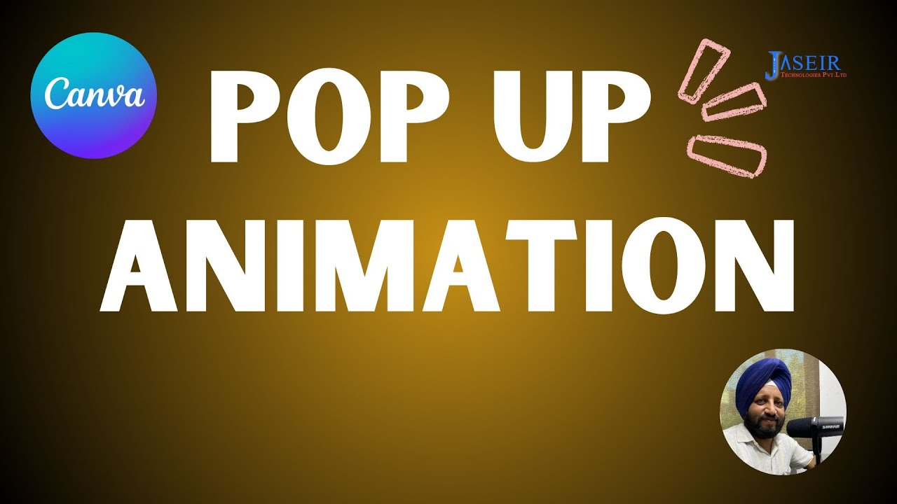 Popup Animation in Canva - YouTube
