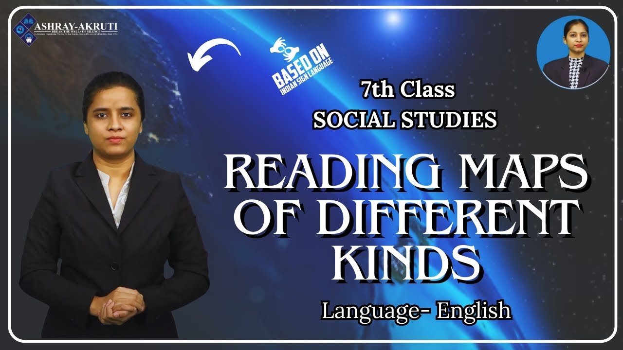 7th Class Class Social |Reading Maps of different kinds || Lessons in ...