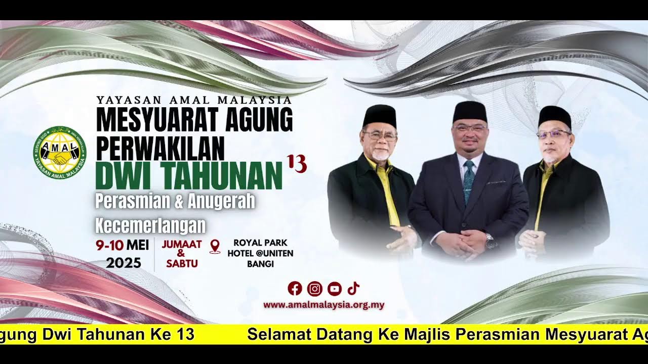 Yayasan Amal Malaysia Live Stream - YouTube
