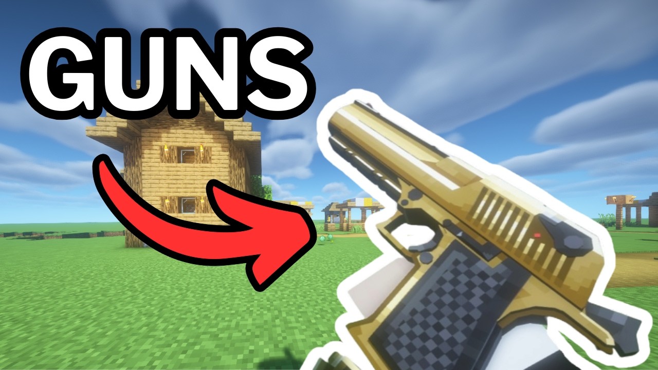 I added Guns to Minecraft... - YouTube