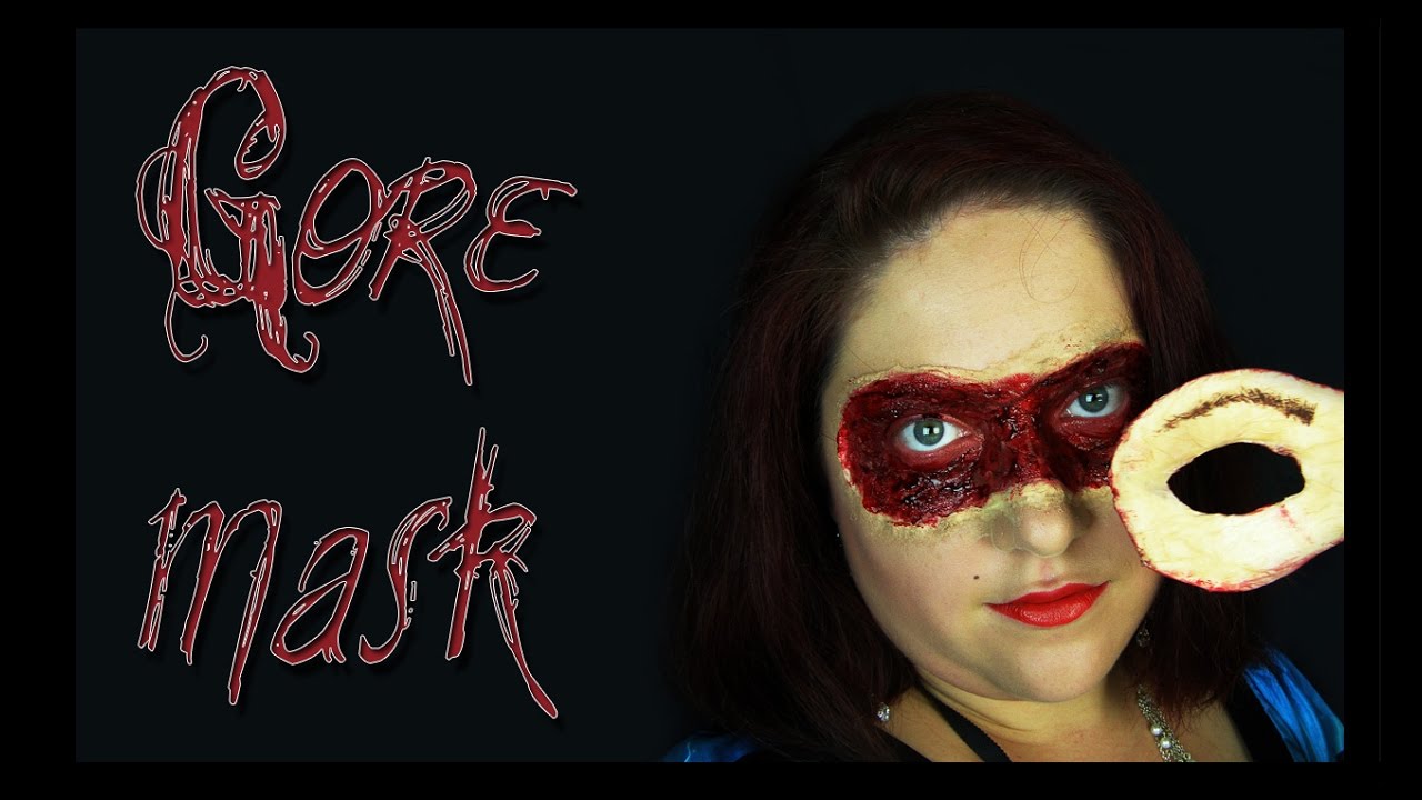 Gore mask (Halloween 2016) - YouTube