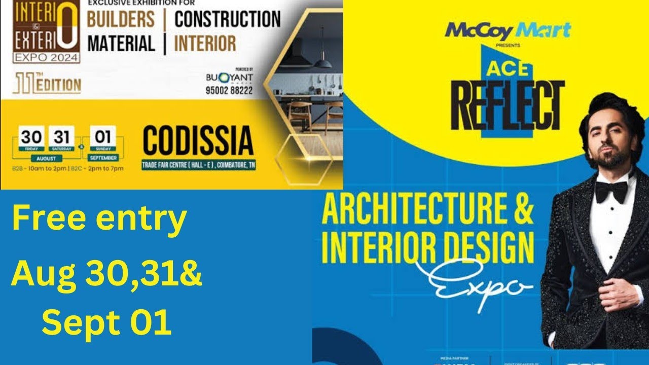 ACE REFLECT ARCHITECTURE and INTERIOR DESIGN Exhibition Coimbatore 2024 ...