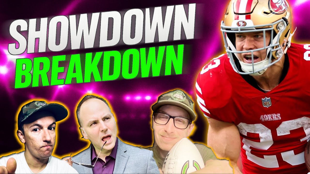 Panthers vs 49ers Showdown Breakdown | Monday Night Football DraftKings ...